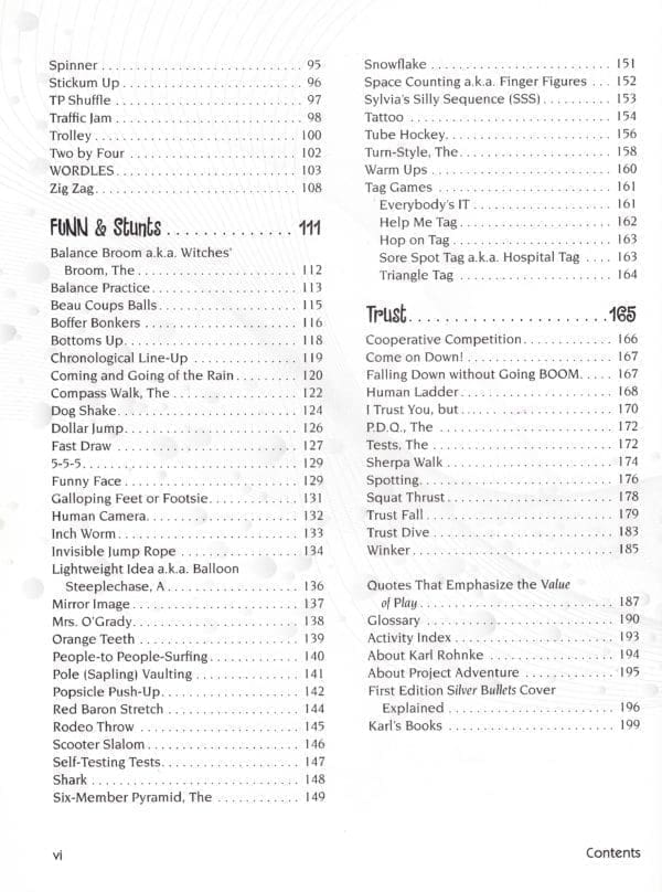 Silver Bullets II by Karl Rohnke Top-Selling Adventure Games Book